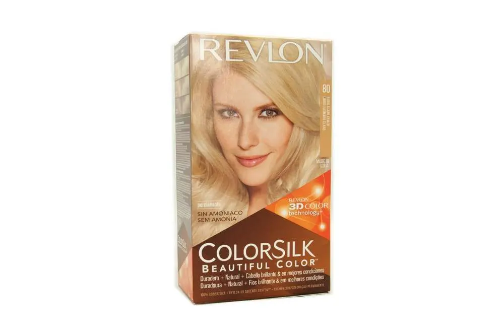 Colorsilk Beautiful Tinte Sin Amoniaco Tonorubio Claro Cenizo 80 5 ...