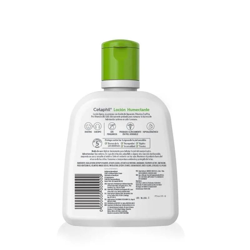Cetaphil Loción Humectante Piel Sensible, Normal A Seca 237 Ml - Compra ...