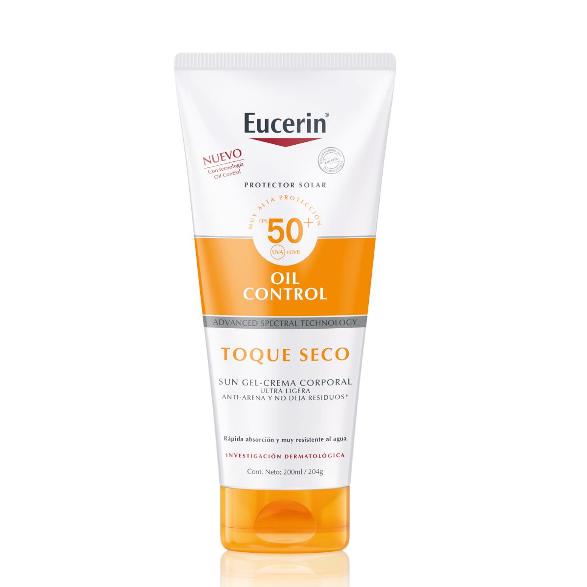Compra Eucerin Oil Control Protector Solar Toque Seco 200 Ml | Prixz