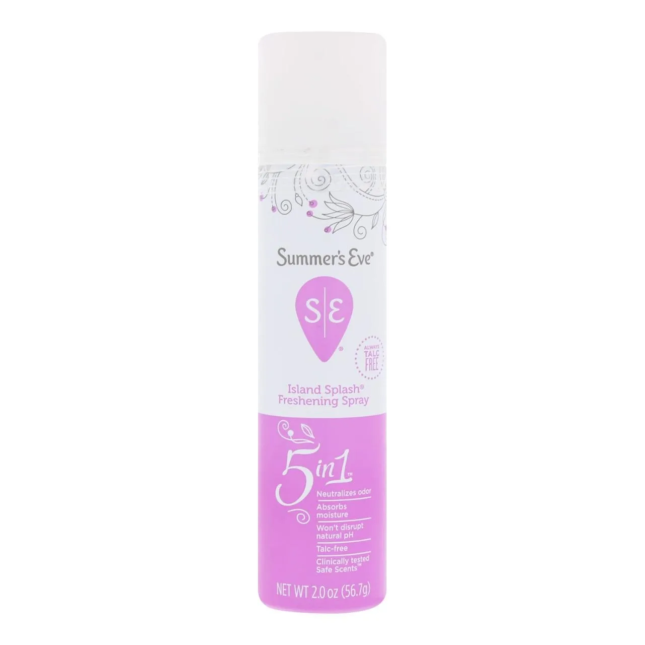 Desodorante íntimo femenino summer's eve island splash en spray 56.7 gr ...