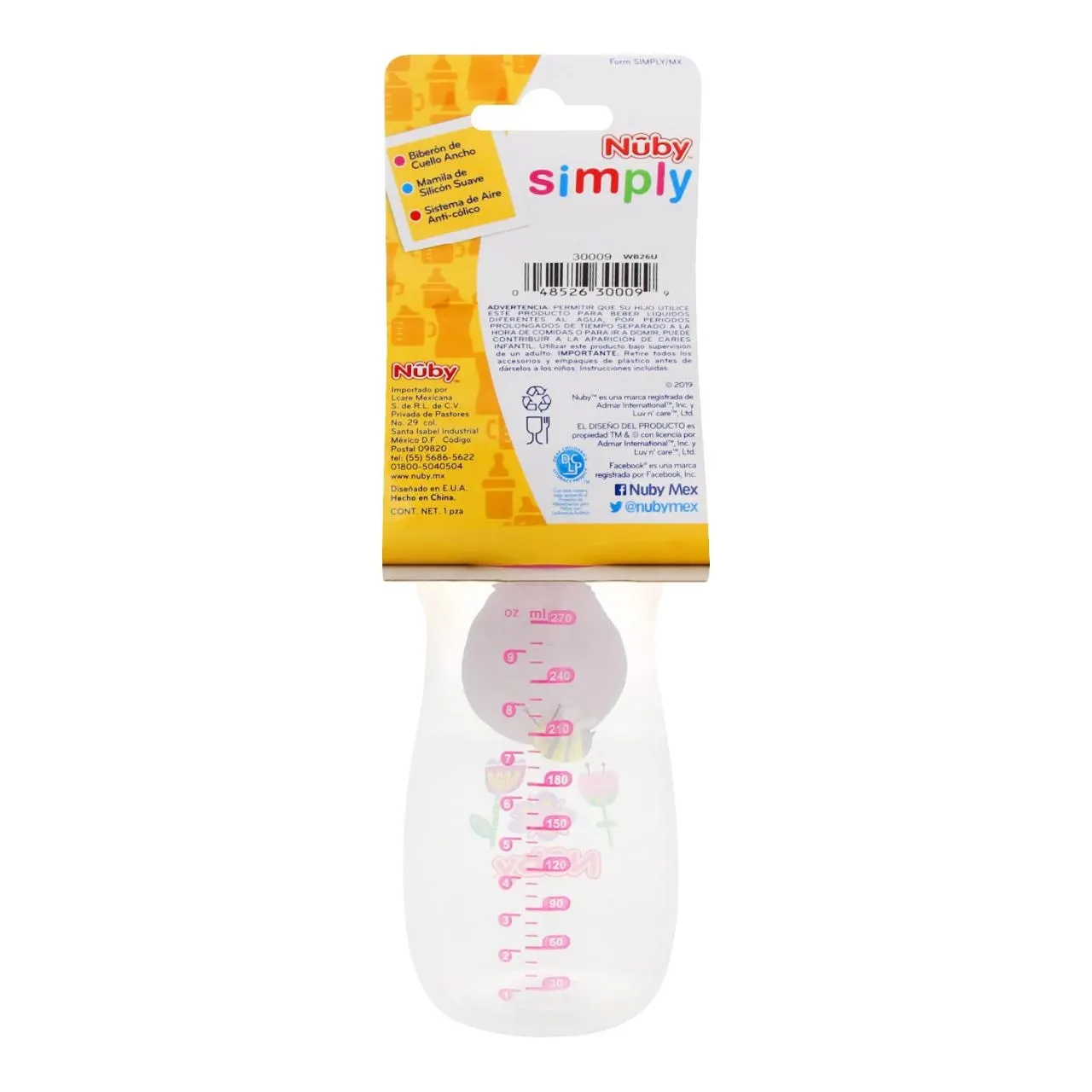Nuby Simply Biberón Decorado Con 1 Pieza - Compra en Prixz