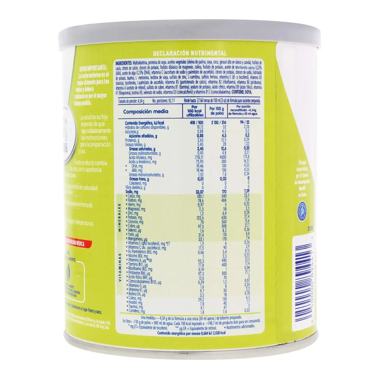 Nan Expertpro Soya Fórmula Infantil A Partir Del Nacimiento 400 G - Compra en Prixz