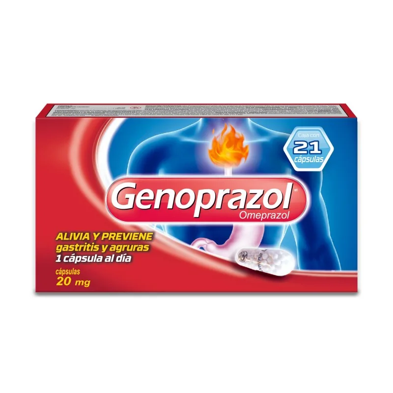 Genoprazol 20 Mg Con 21 Cápsulas - Compra en Prixz