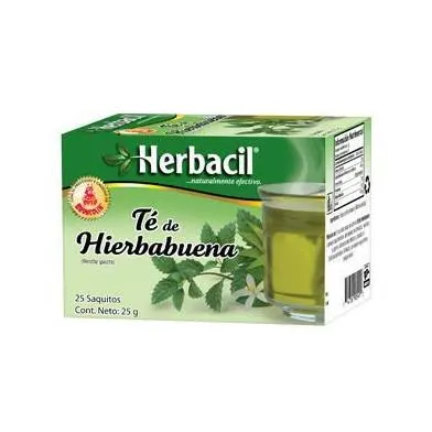 Herbacil Te De Hierbabuena Con 25 Sobres De 1 G - Compra en Prixz