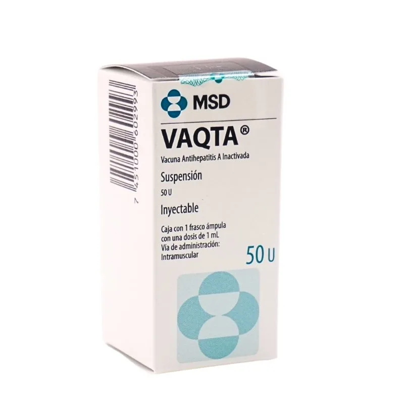 Vacuna | Vaqta 50mcg 1.0ml 1 dosis suspensión vial MEX - Compra en Prixz