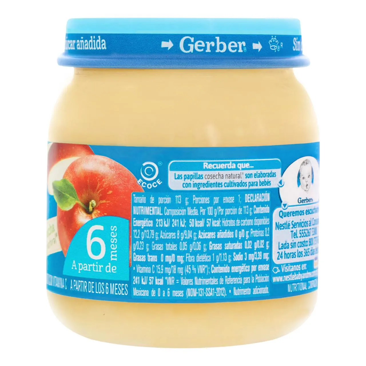 Gerber Etapa 2 Papilla Sabor Manzana Con 113 G - Compra en Prixz