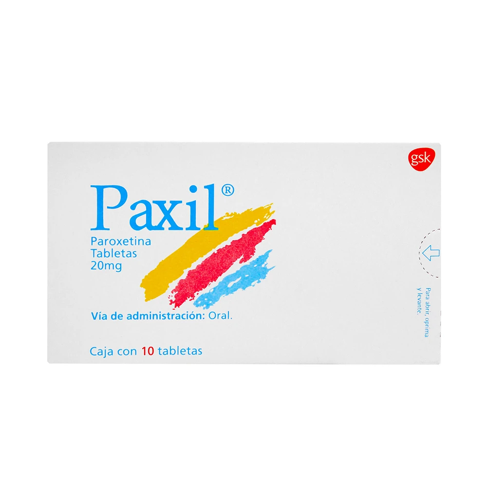 Paxil 20 Mg Con 10 Tabletas - Compra en Prixz