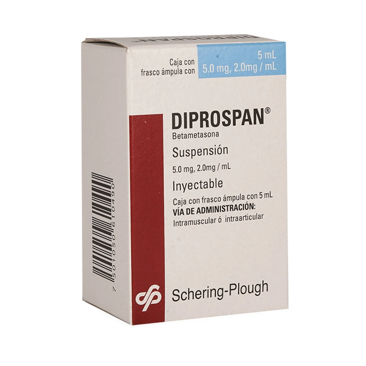 Diprospan 5/2 Mg Suspensión Inyectable Frasco Con Ámpula - Compra en Prixz