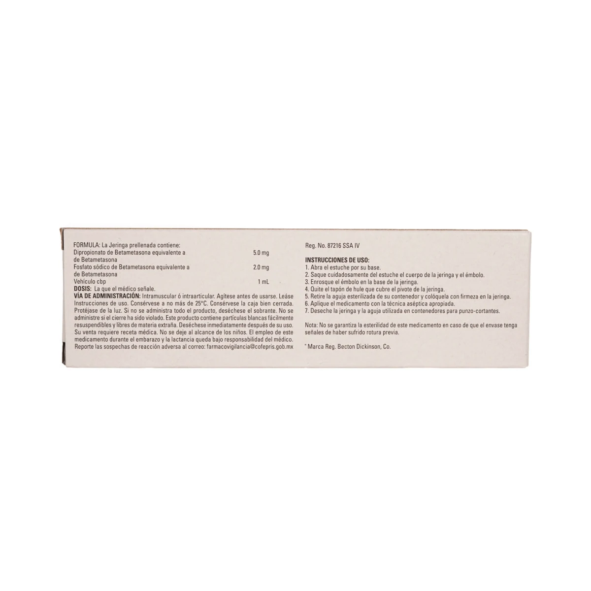 Diprospan 5/2 Mg Con 1 Jeringa Prellenada | Farmacia Online Prixz