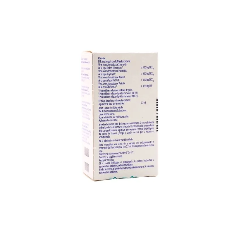 Proquad 0.5 Ml 1 Dosis Vial & Dil Vial Mex - Compra en Prixz