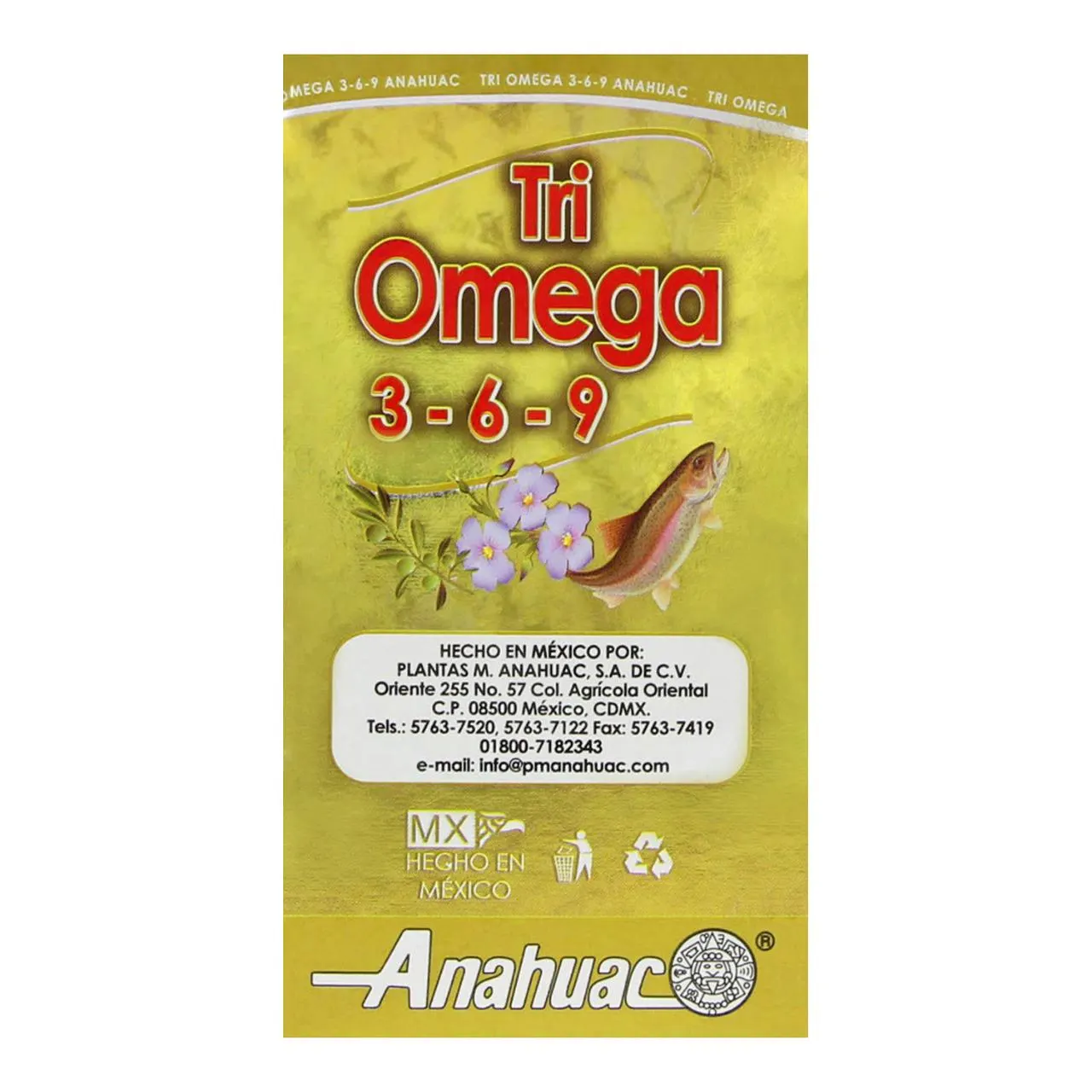 Triomega 3 6 y 9 100 cápsulas - Compra en Prixz