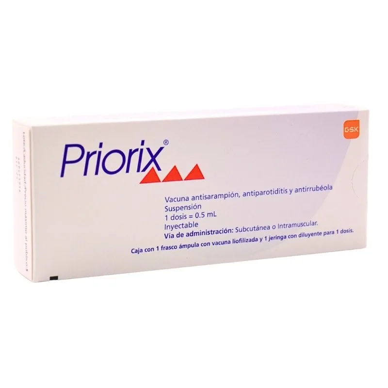 Vacuna | Priorix 0.5ml 1 dosis suspensión jeringa prellenada - Compra ...