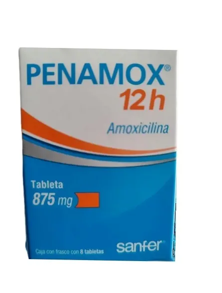 Penamox 12H 875 Mg Con 8 Tabletas - Compra en Prixz