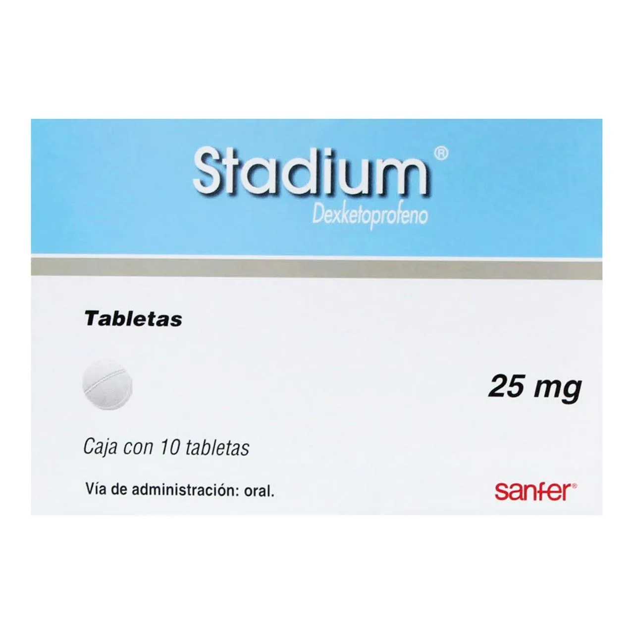 Stadium 25 Mg Con 10 Tabletas - Compra en Prixz