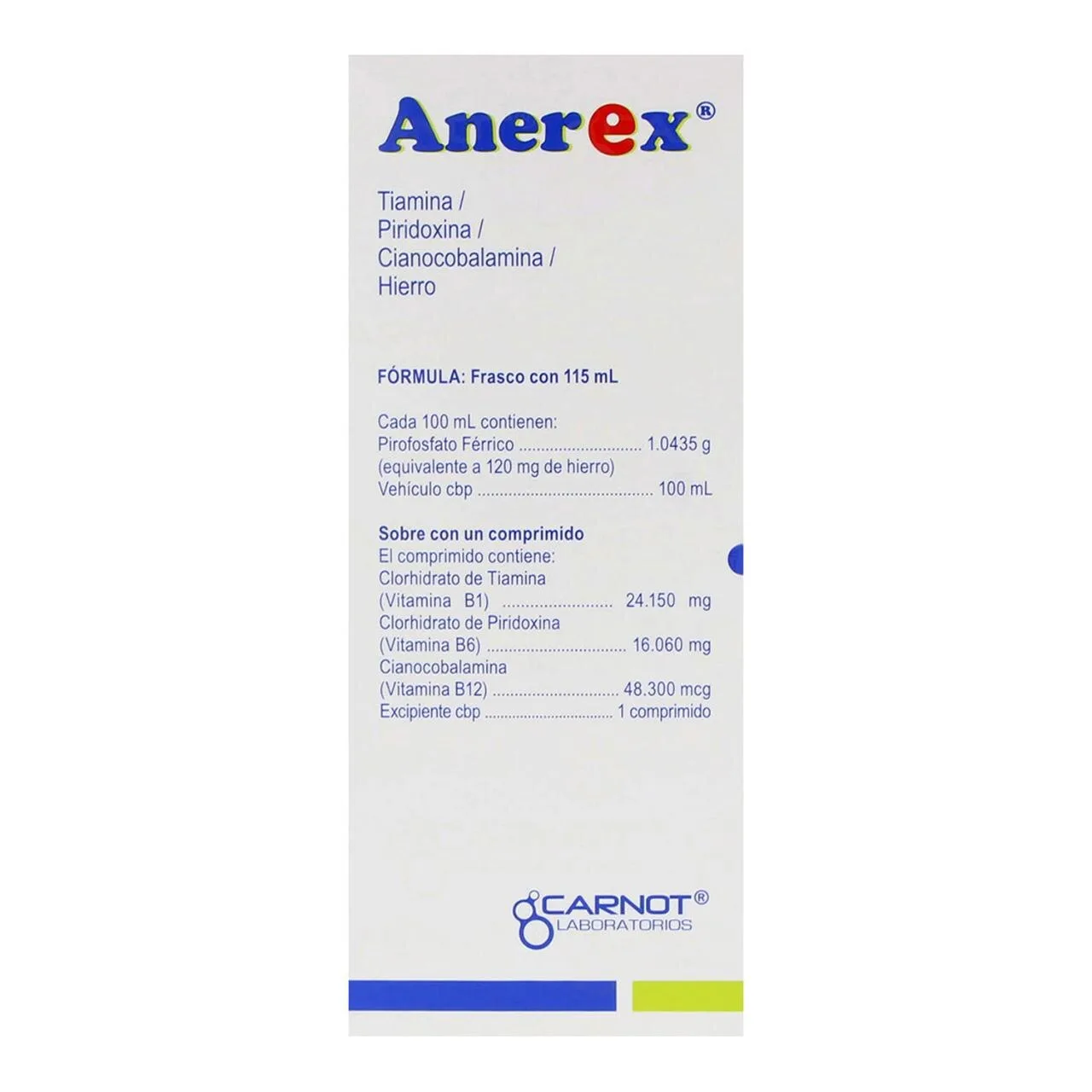 Anerex Suplemento Alimenticio Solución 115 Ml - Compra en Prixz