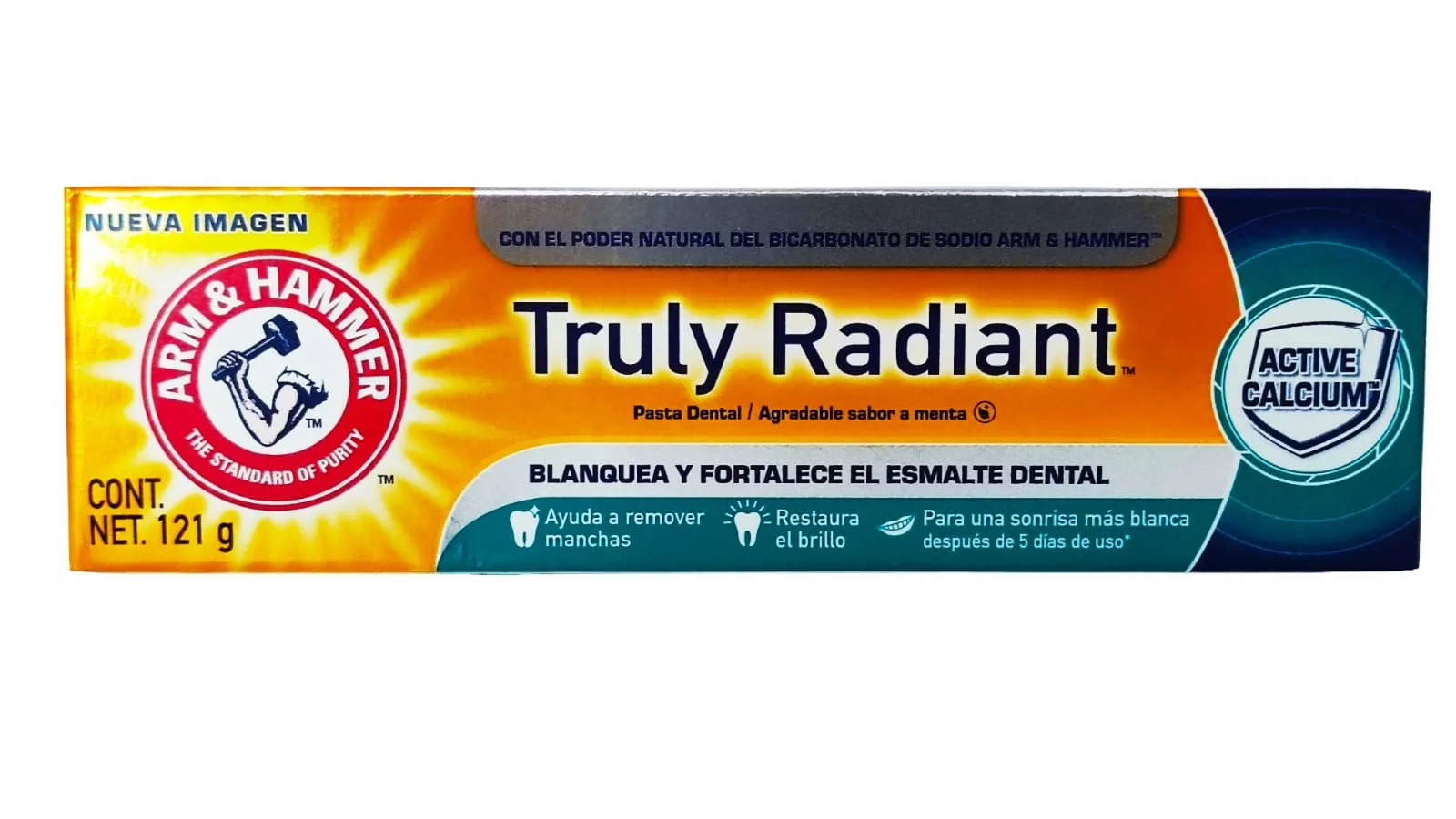 Arm & Hammer Truly Radiant Pasta Dental Anticaries Con 121 G - Compra ...