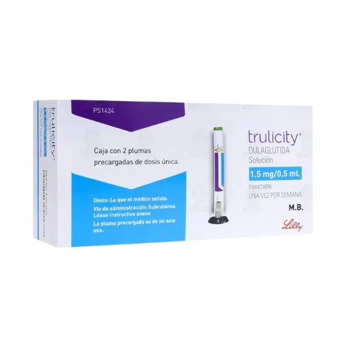 Trulicity 1.5 Mg Con 2 Plumas Precargadas - Farmacia Prixz