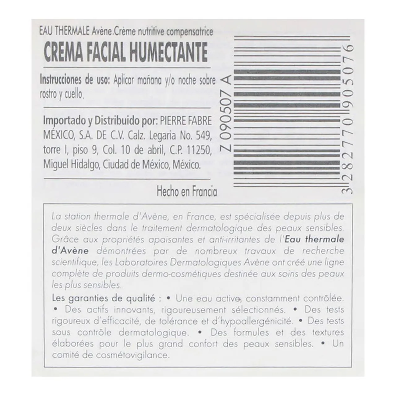 Avène crema nutritiva humectante 50 ml. - Compra en Prixz