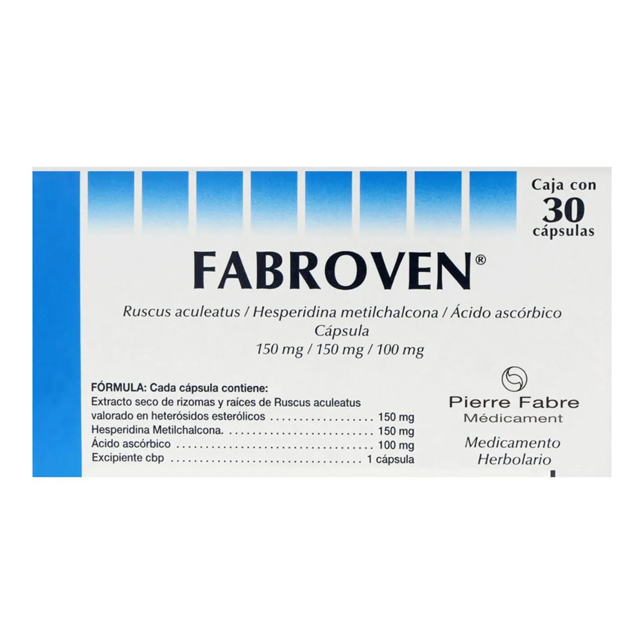 Fabroven 150/150/100 Mg Con 30 Cápsulas - Farmacia Prixz