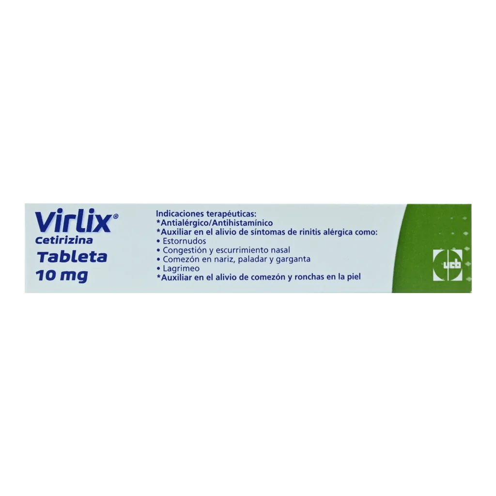 Virlix 10 Mg Con 10 Tabletas - Compra en Prixz