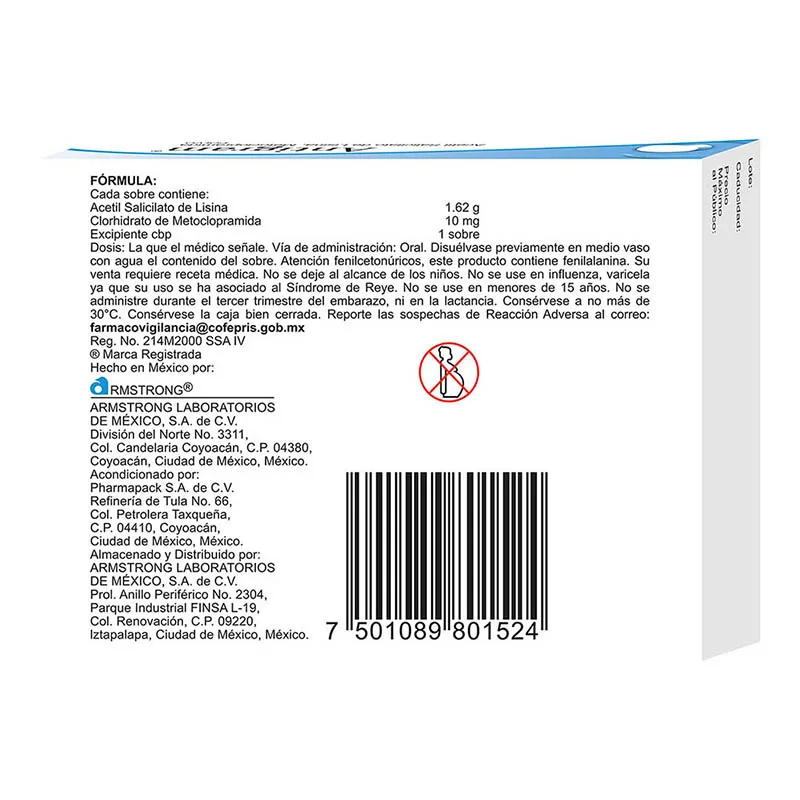 Compra Antigram 1.62 G Con 5 Sobres en Oferta