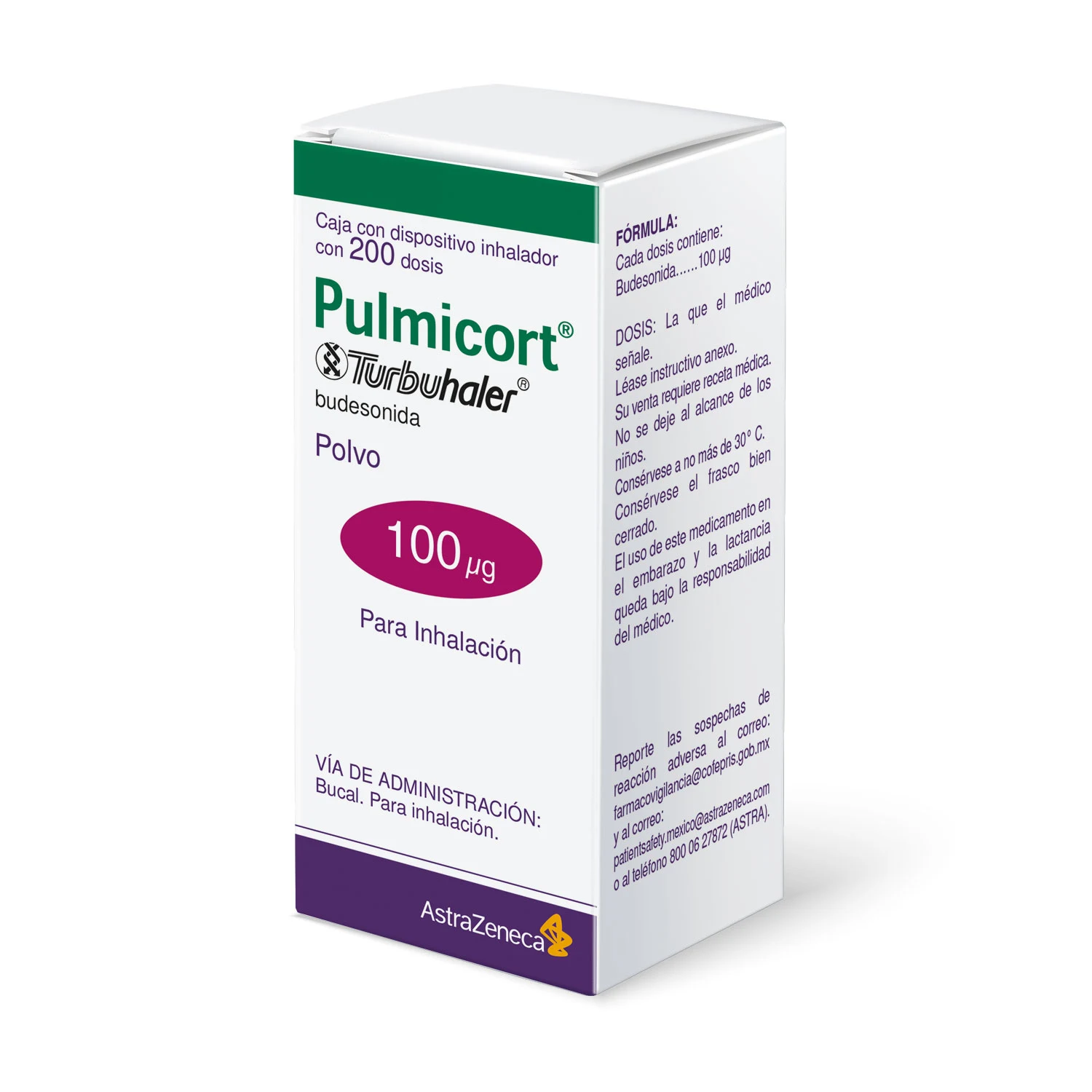 Pulmicort Turbuhaler 100 Mcg Polvo Frasco Dosificador Con 200 Dosis ...