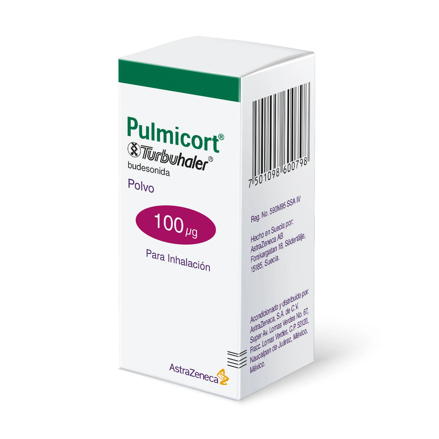 Pulmicort Turbuhaler 100 Mcg Polvo Frasco Dosificador Con 200 Dosis ...