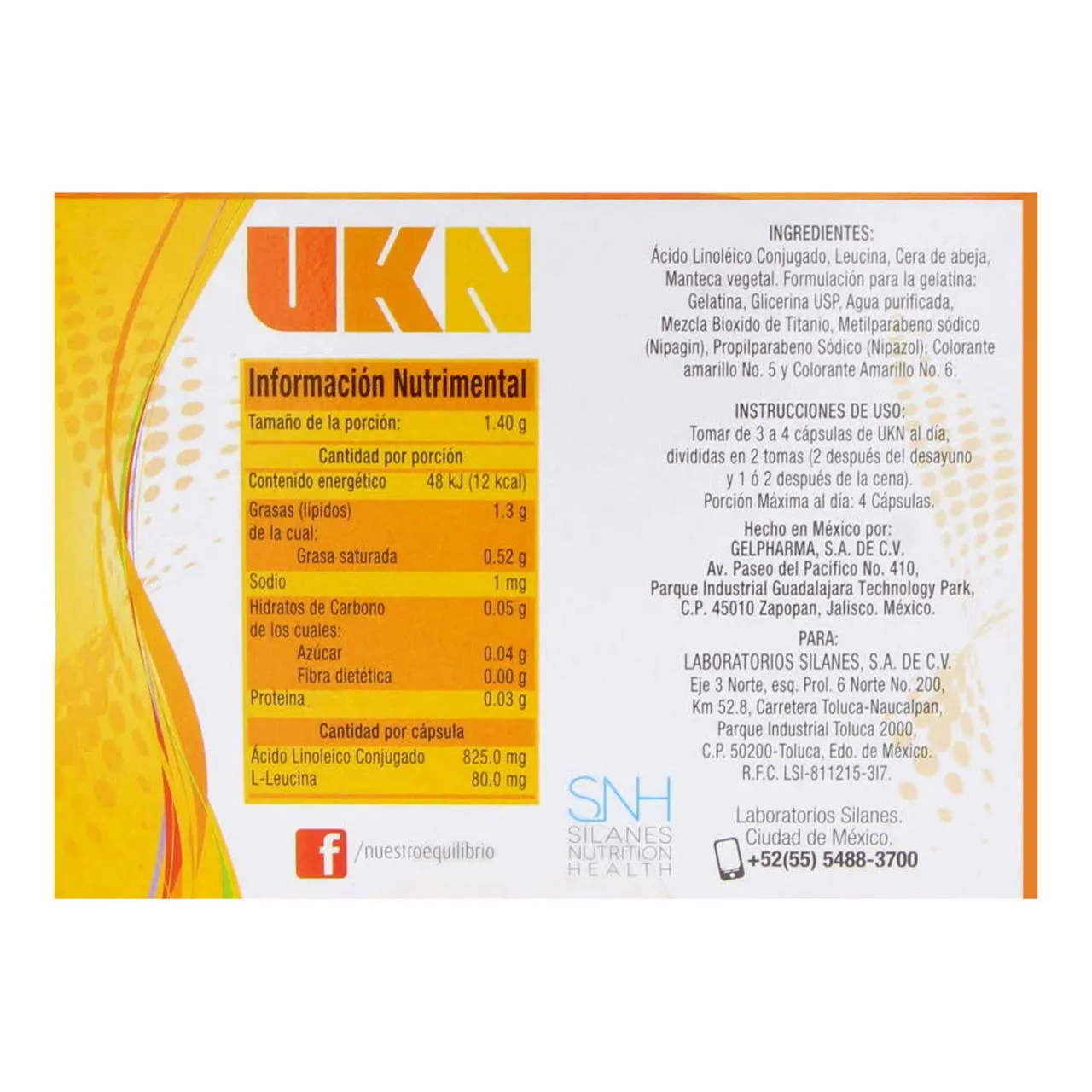 UKN Adulto con 60 Cápsulas Prixz Farmacia Online