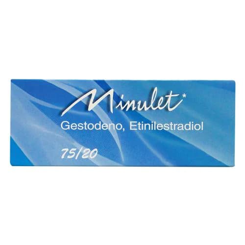 Minulet gestodeno 75 mcg etinilestradiol 20 mcg con 21 grageas - Compra en Prixz