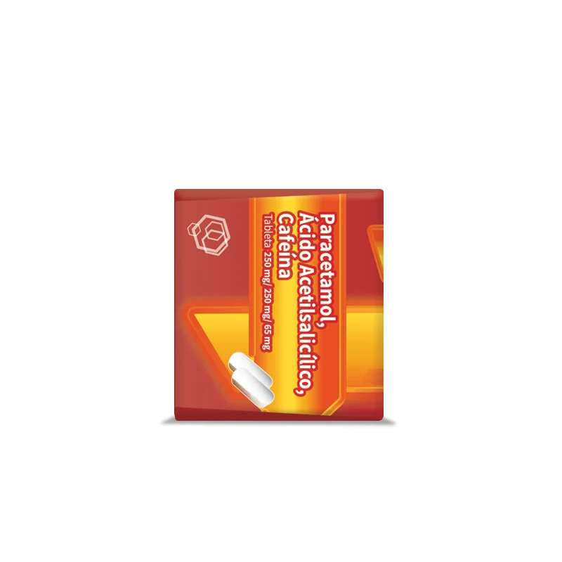 Paracetamol, Ácido Acetilsalicílico, Cafeína 250/250/65 Mg Con 24 ...