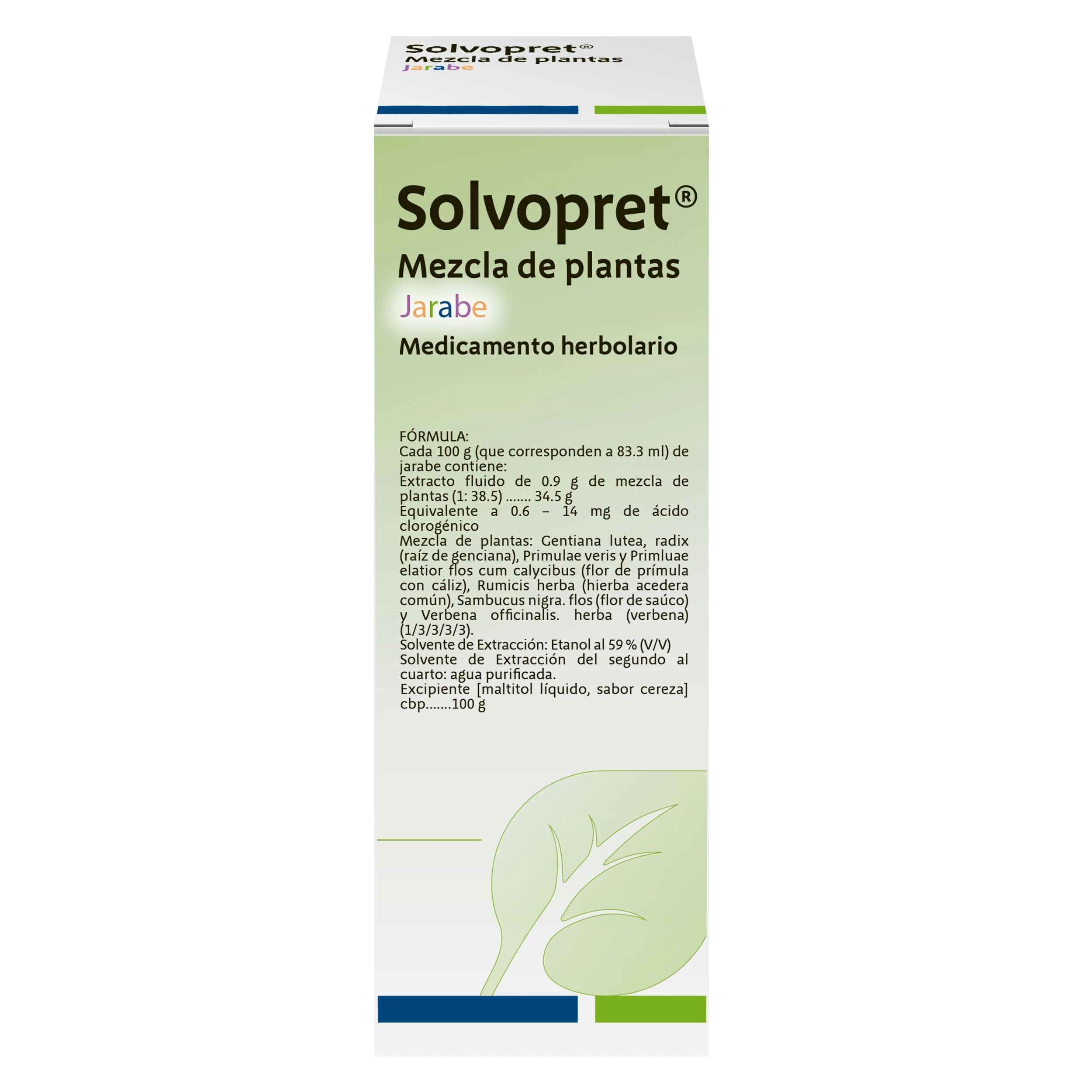 Solvopret Mezcla De Plantas Jarabe 100 Ml- Compra en Prixz