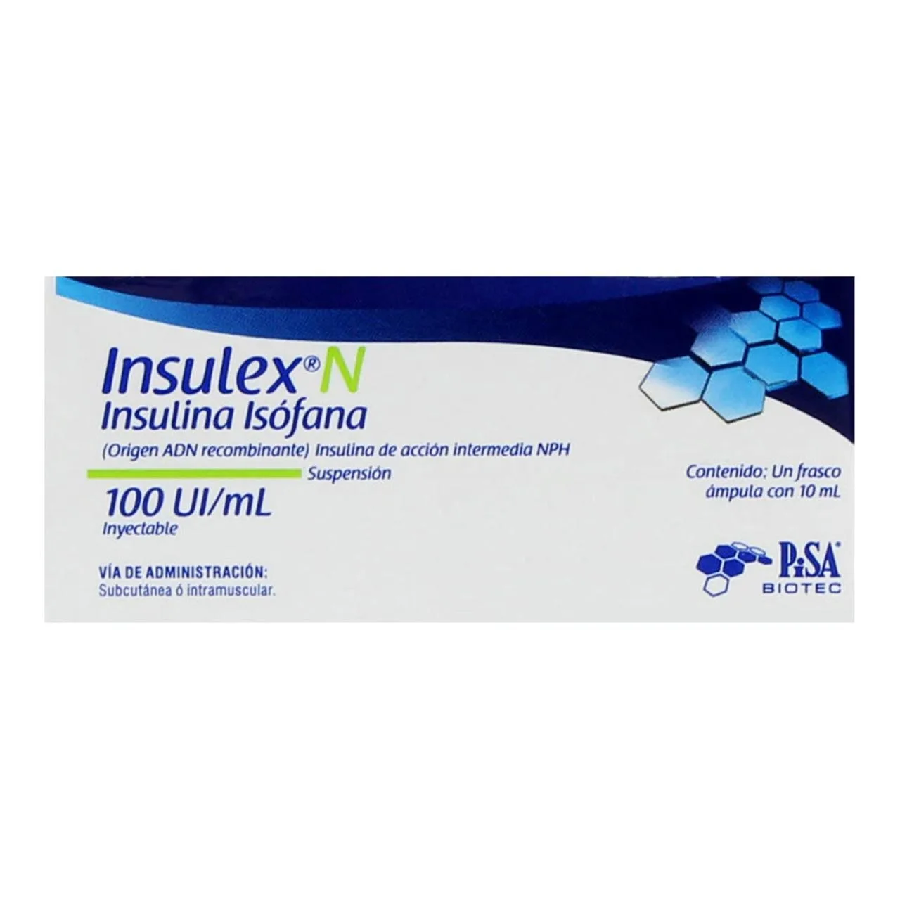 Insulina Humana 100 Ui Con Frasco Ámpula 10 Ml - Farmacia Prixz