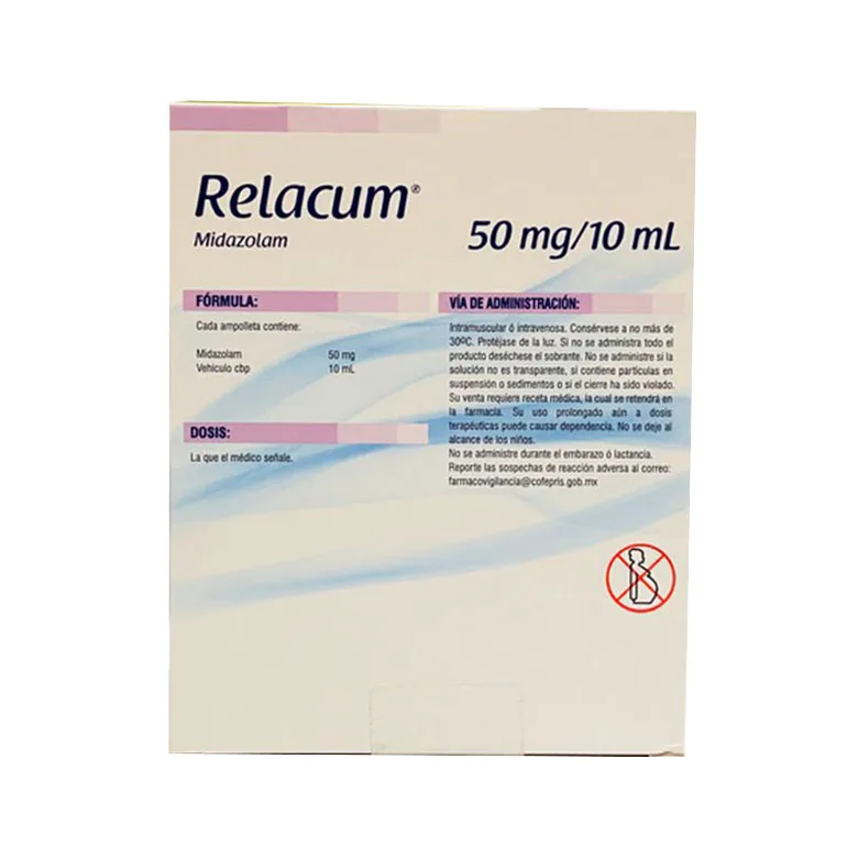 Relacum 50 Mg Solución Inyectable Intravenosa Con 5 Ampolletas - Compra ...