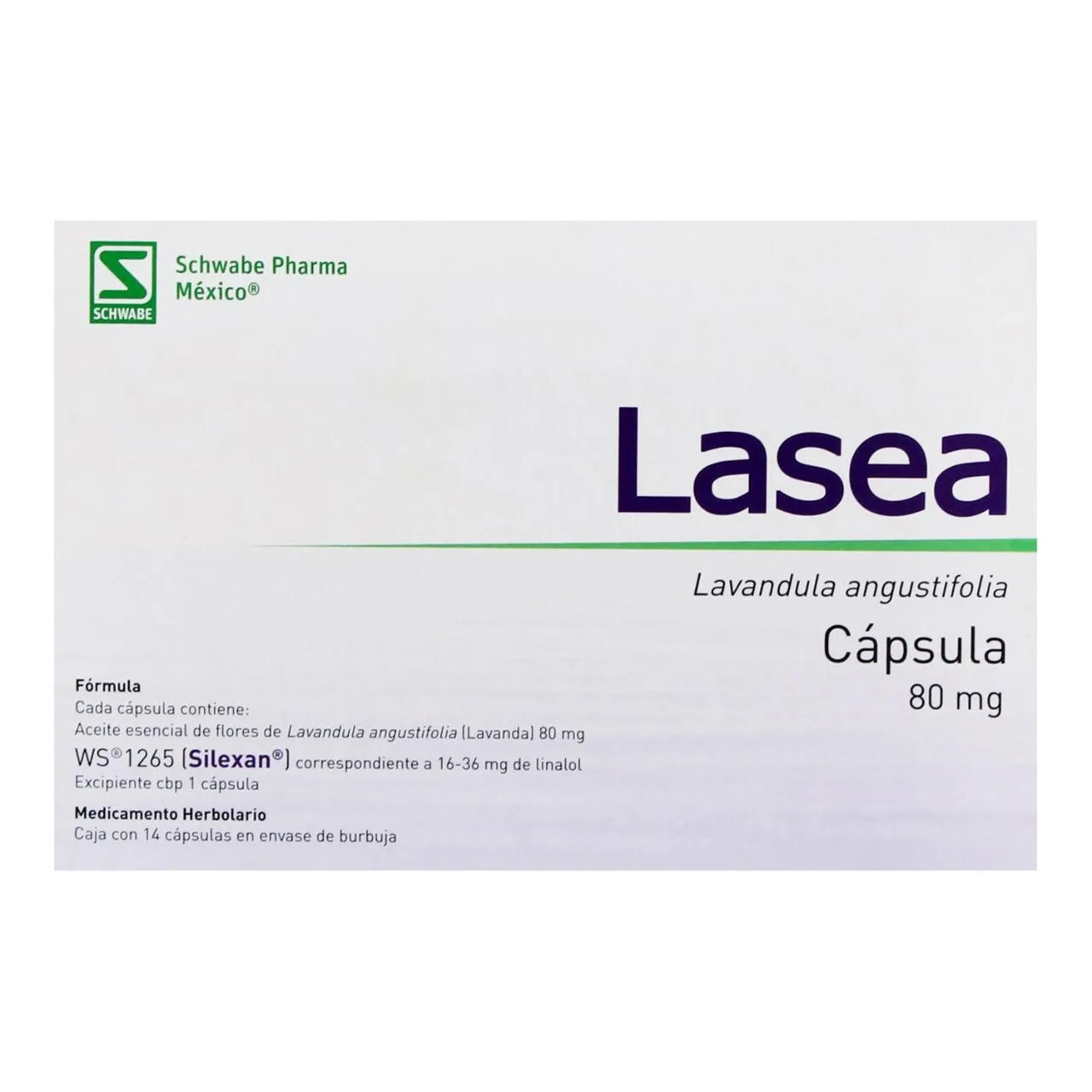 Lasea 80 Mg Con 14 Cápsulas - Farmacia Prixz