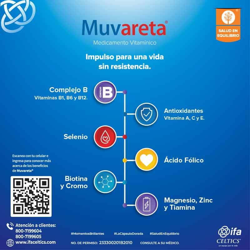 Muvareta Vitaminas Y Minerales Con 60 Cápsulas - Compra en Prixz