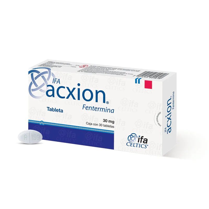 Acxion 30 mg 30 tabletas – Tratamiento de la obesidad