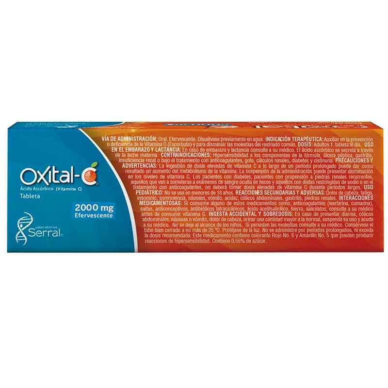 Oxital C Suplemento Alimenticio con 10 Tabletas Efervescentes ...