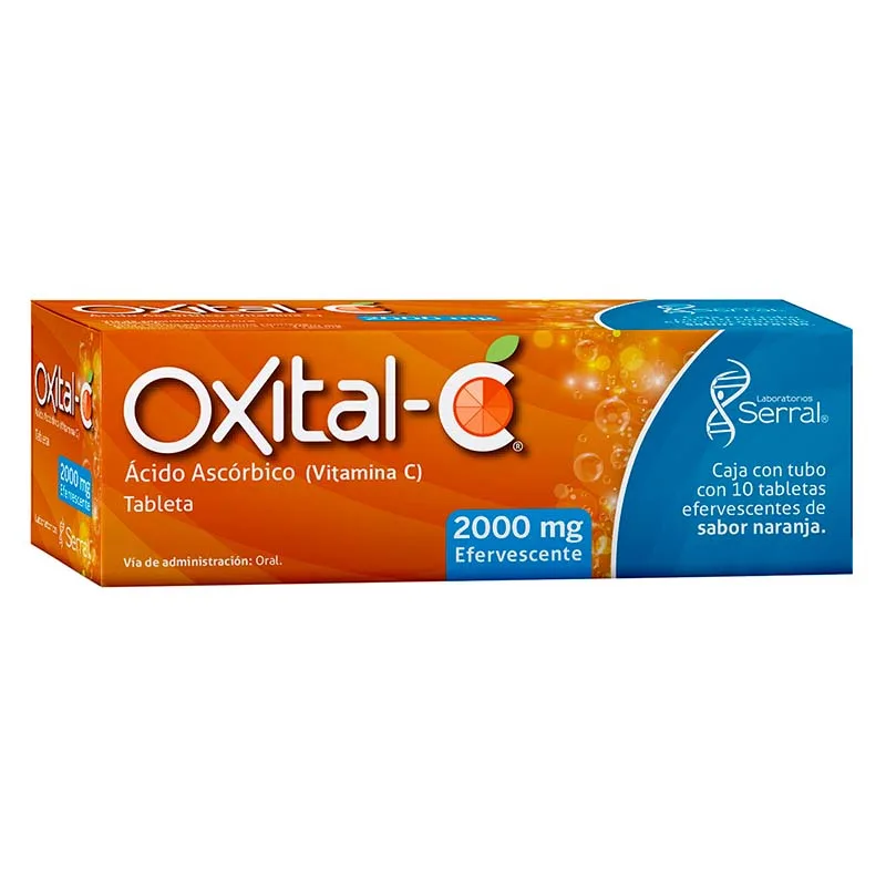 Oxital C Suplemento Alimenticio con 10 Tabletas Efervescentes ...