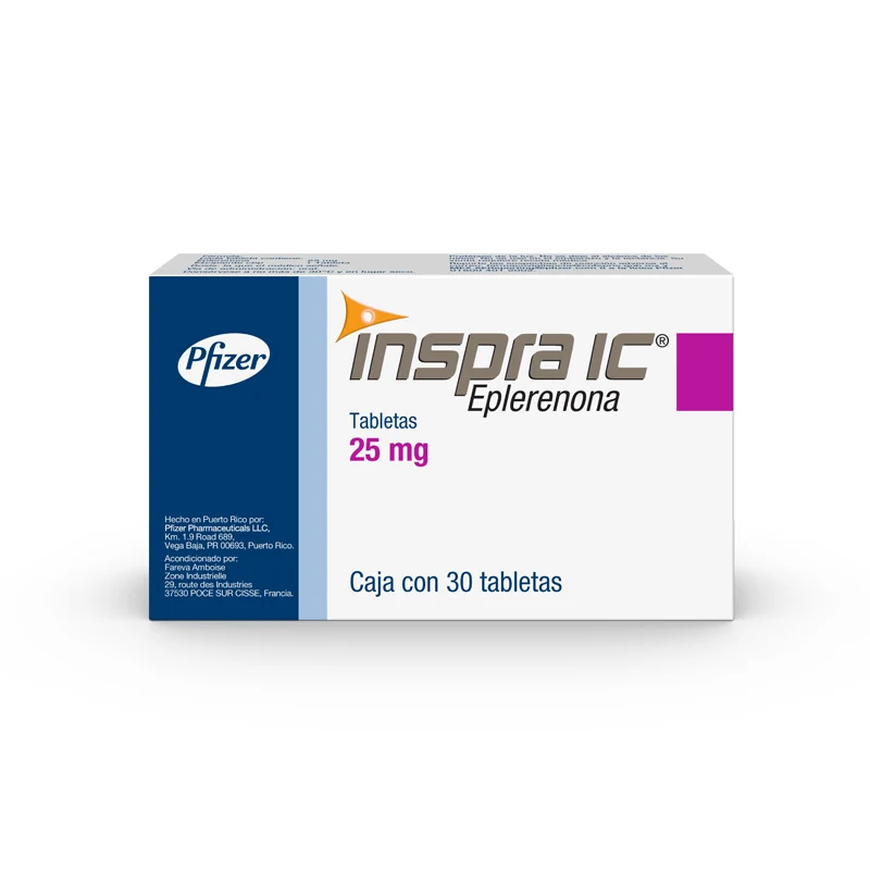 Inspra Ic 25 Mg Con 30 Tabletas - Compra en Prixz
