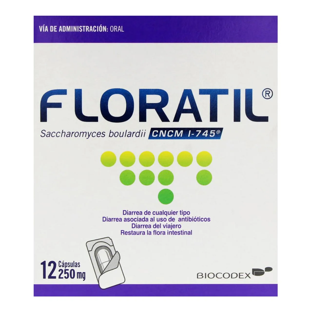 Floratil 250 Mg Con 12 Cápsulas - Compra en Prixz