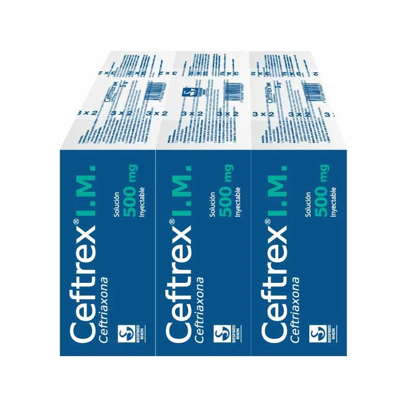 Ceftrex Im 500 Mg Solución Inyectable Pack Con 3 Viales - Compra en Prixz