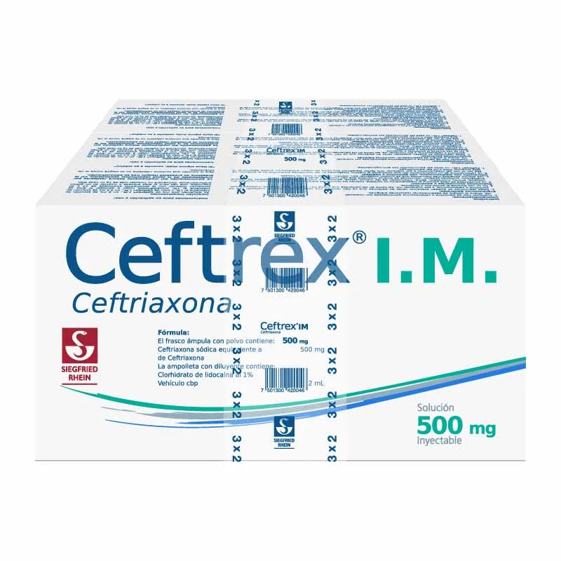 Ceftrex Im 500 Mg Solución Inyectable Pack Con 3 Viales - Compra en Prixz