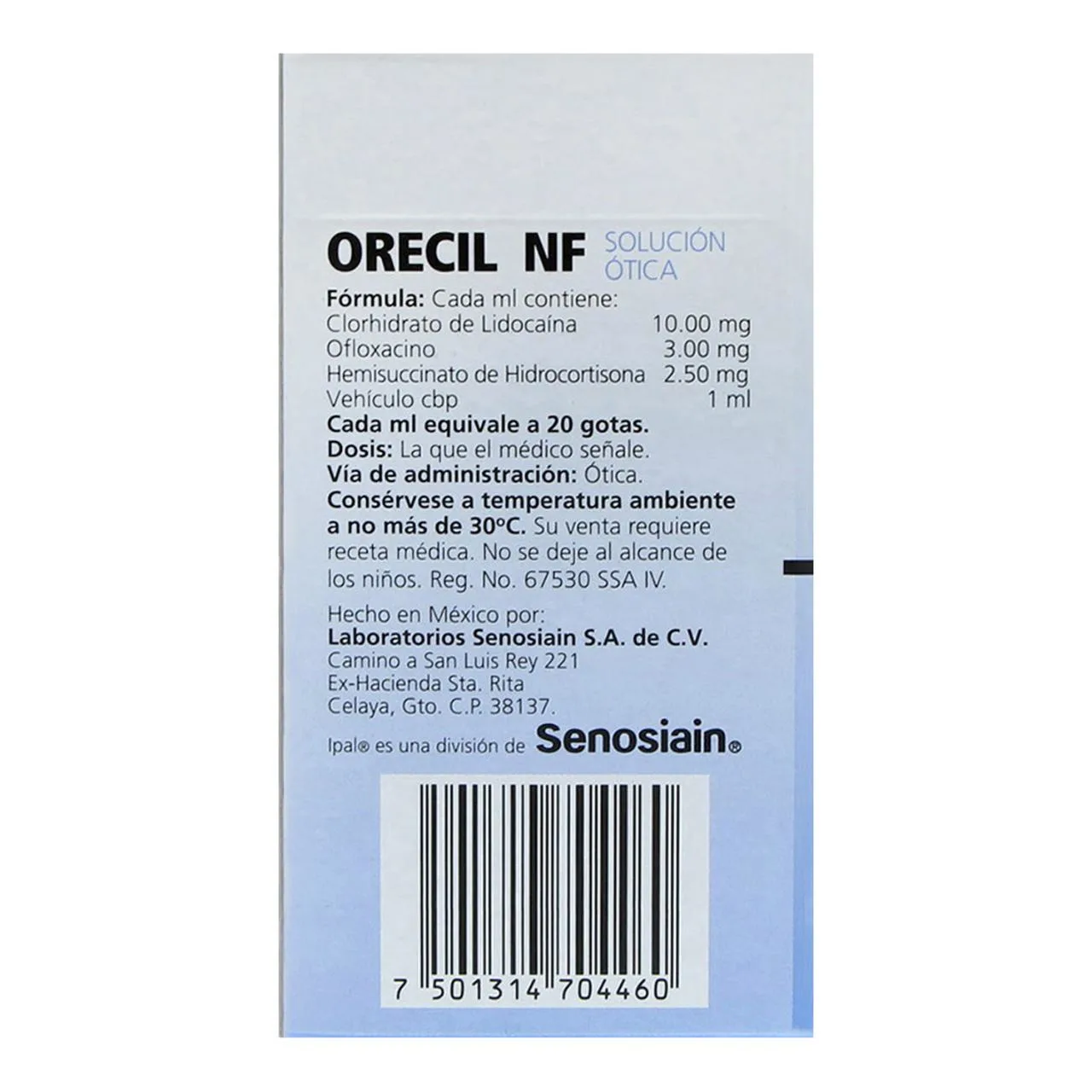 Orecil Nf 100/3/2.5 Mg Con 10 Ml De Solución - Compra en Prixz