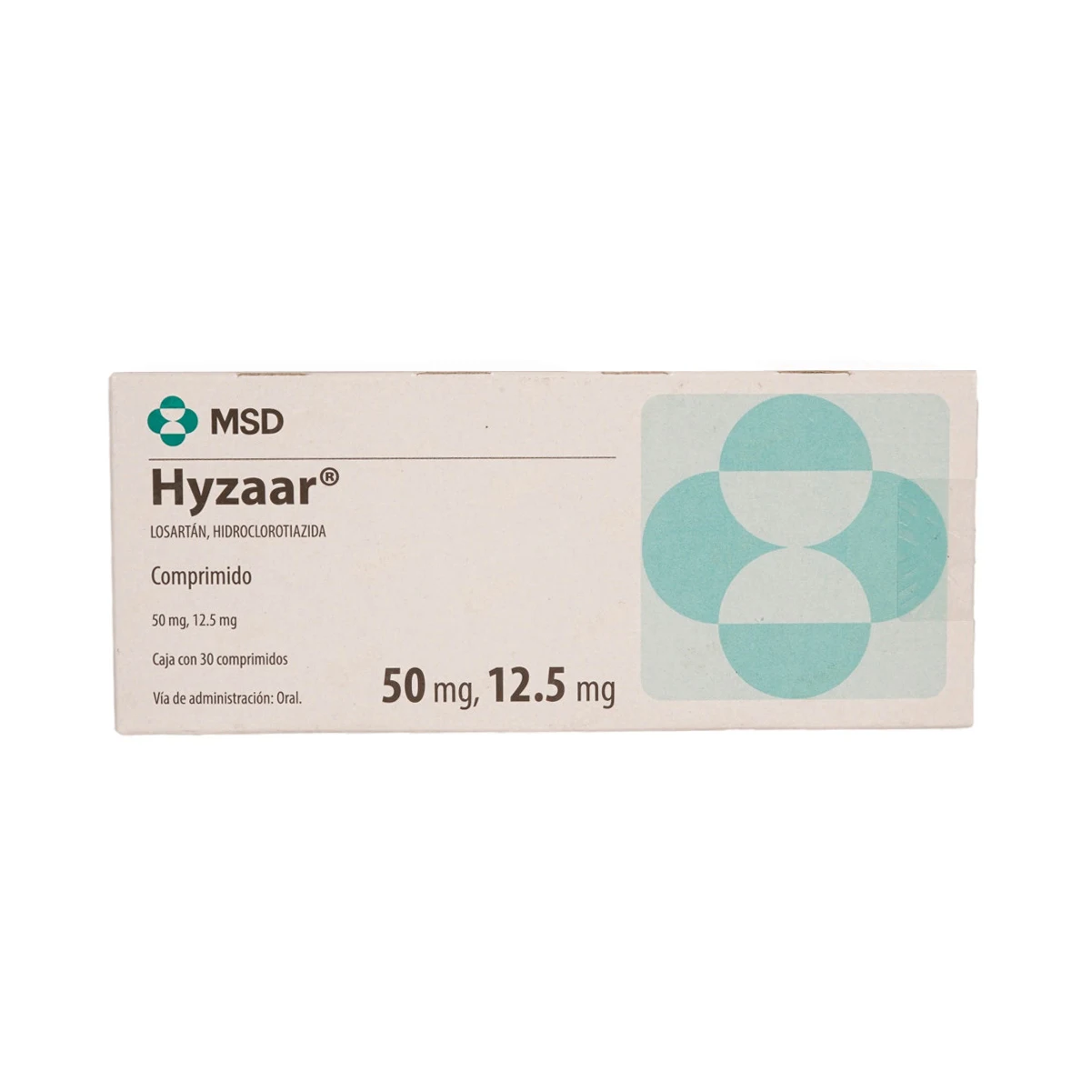 Hyzaar 50/12.5 Mg Con 30 Comprimidos - Compra en Prixz