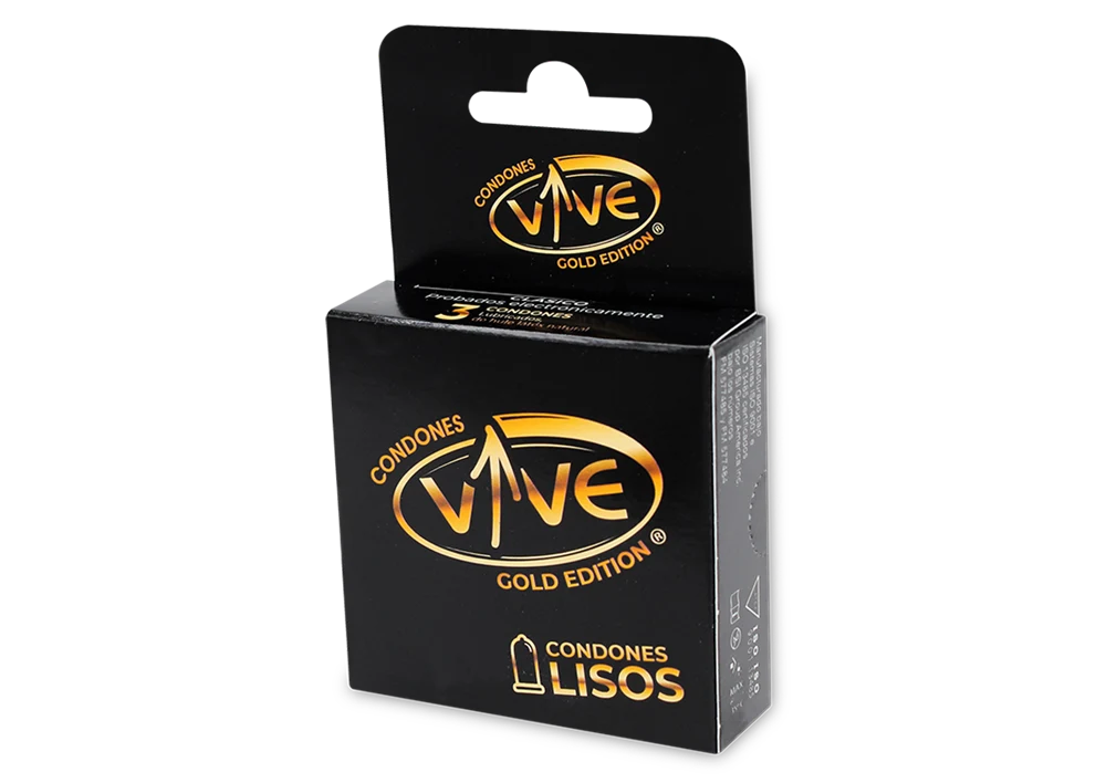 Vive Gold Condones Gold Edition Con 3 Piezas - Compra en Prixz