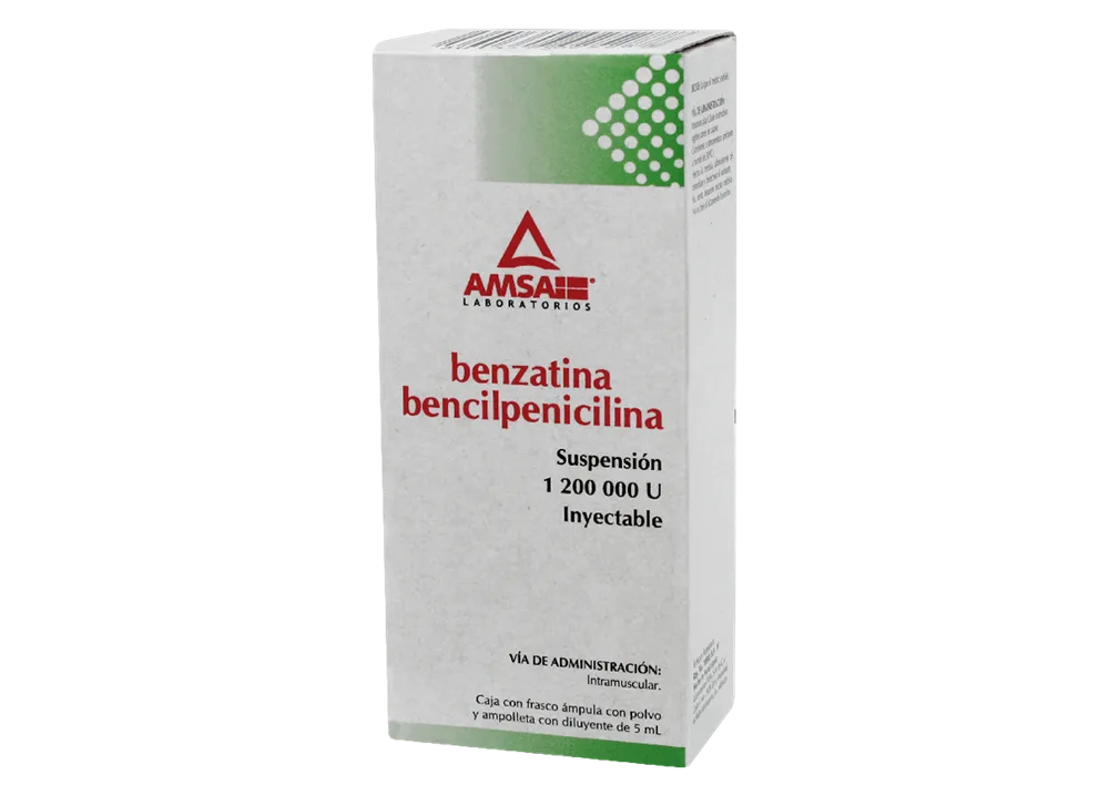 Benzatina, Bencilpenicilina 1200000 Ui Solución Inyectable 3 Ml ...