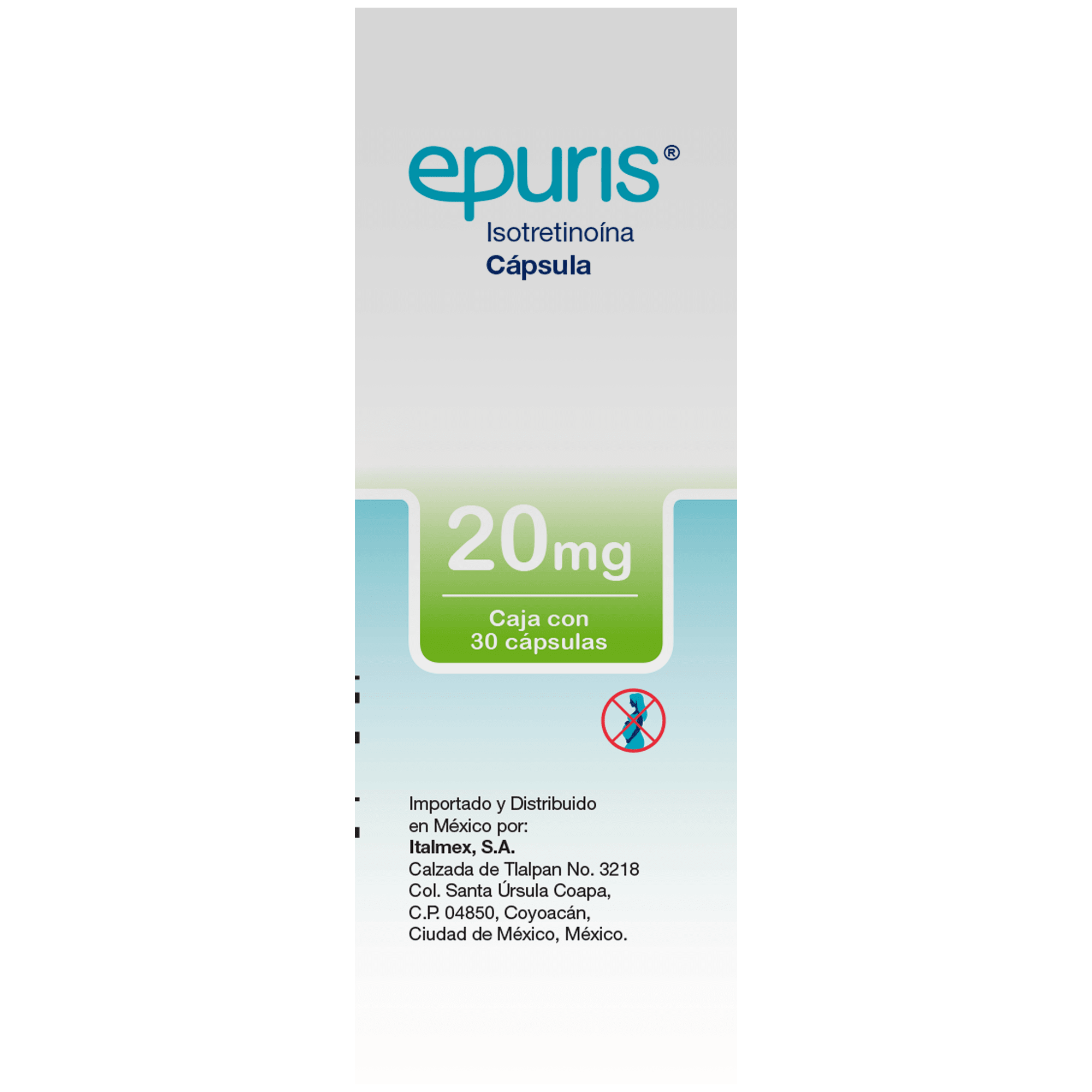 Epuris 20 Mg Con 30 Cápsulas Prixz Farmacia Online