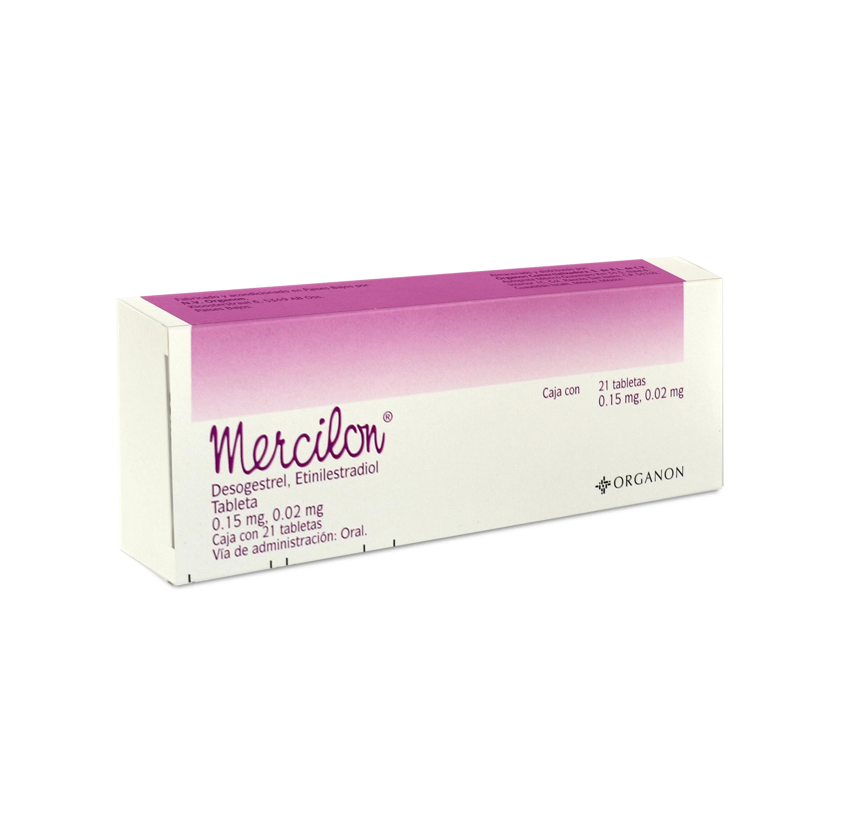Mercilon 0.15/0.02 Mg Con 21 Tabletas - Farmacia Prixz