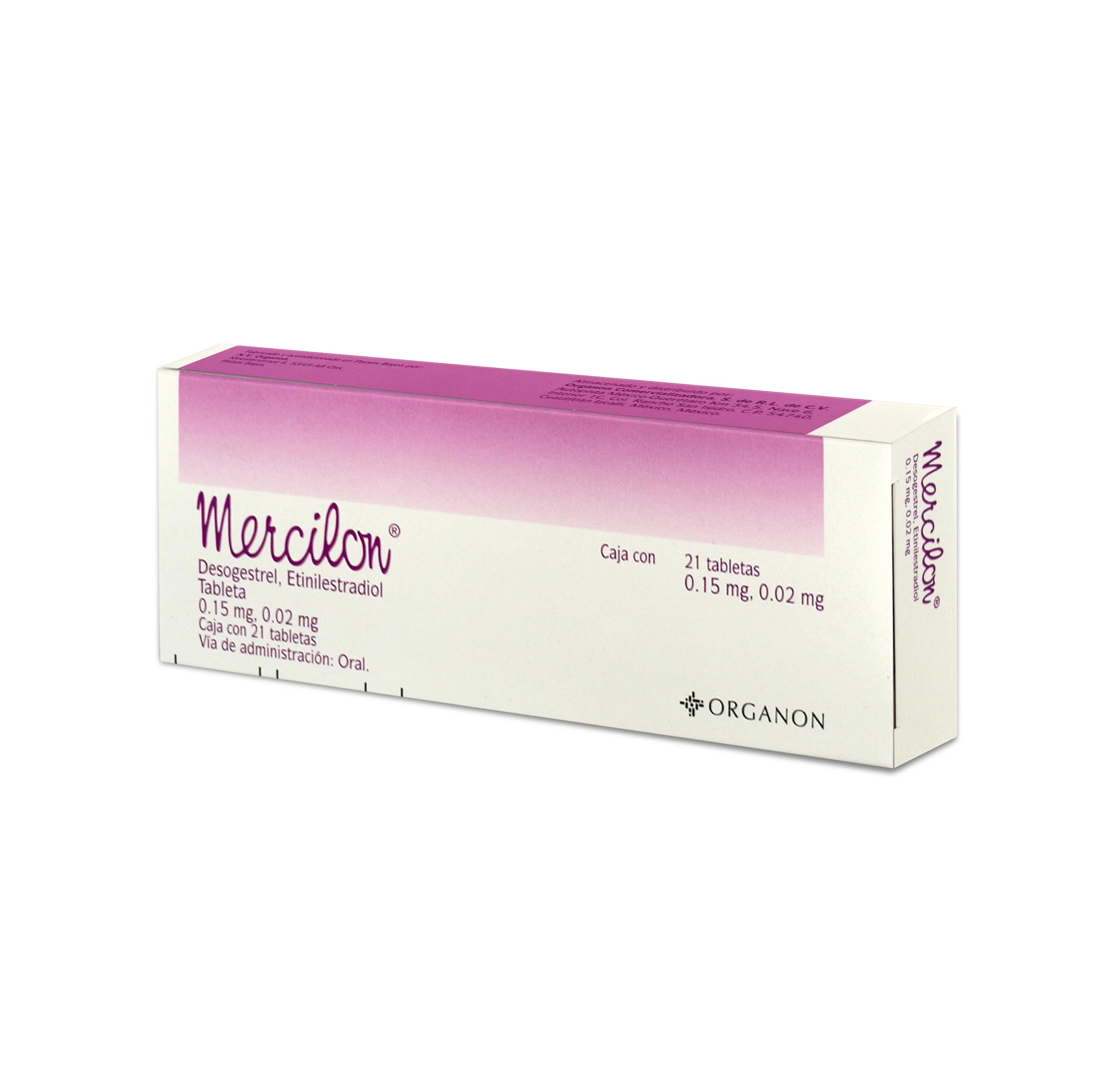 Mercilon 0.15/0.02 Mg Con 21 Tabletas - Farmacia Prixz