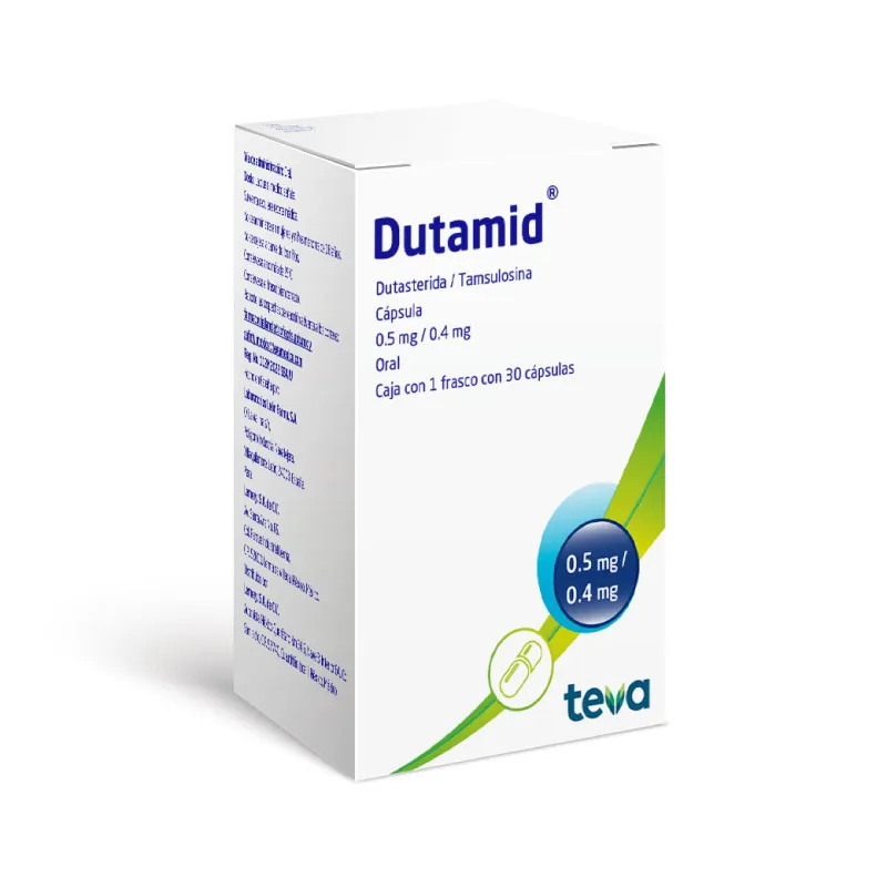 Dutamid 0.5/0.4 mg Con 30 Cápsulas - Compra en Prixz